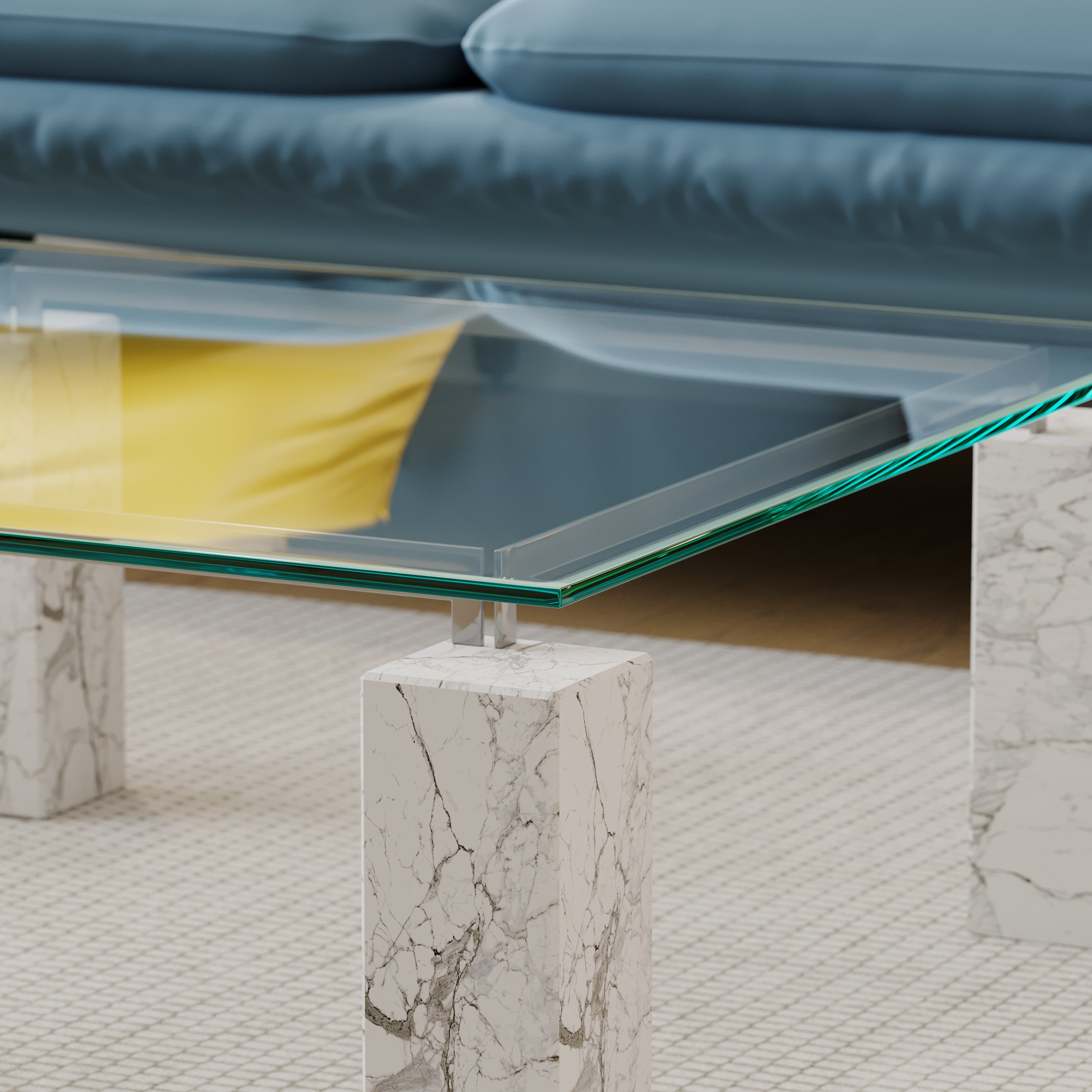 Square table glass top store