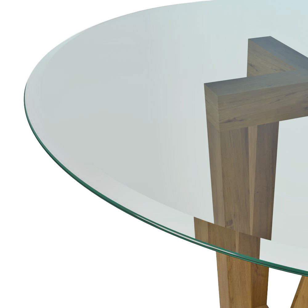 Glass Table Top Round Tempered | Order Online – Royalty Mirror