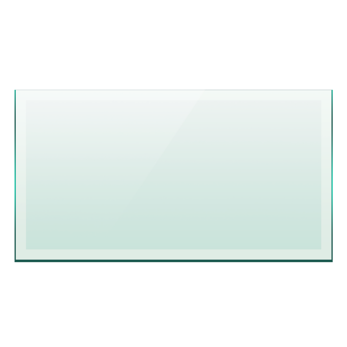 Rectangle Glass Table Top Replacement | Select Your Size – Royalty Mirror